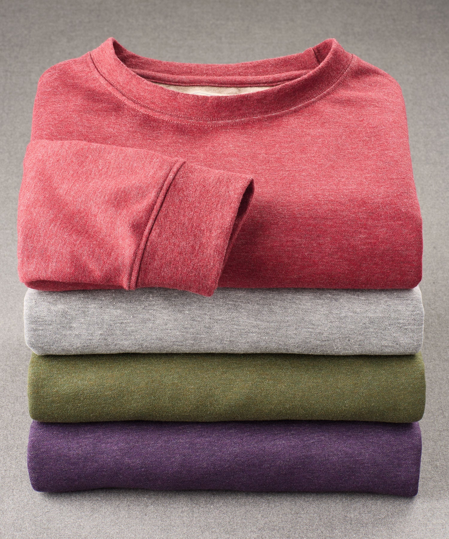 Westport Lifestyle Melange Interlock Pullover Crew - Westport Big & Tall