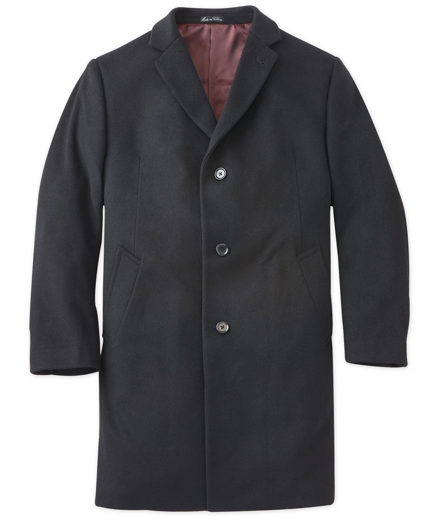 Westport 1989 Wool Blend Top Coat - Westport Big & Tall