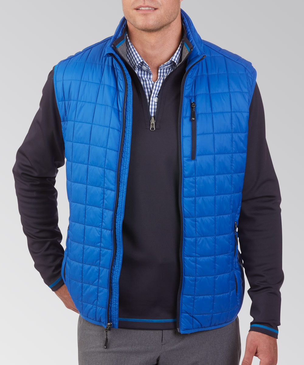 Cutter & Buck Men's Big & Tall Rainier Insulated Packable Vest ...